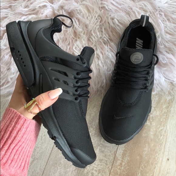 Nike | Shoes | Nwt Nike Id Custom Air Presto Triple Black | Poshmark